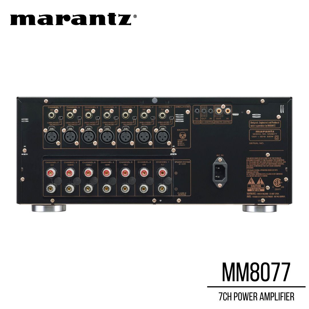 Marantz MM8077 7-Channel Power Amplifier, Audio, Soundbars, Speakers ...
