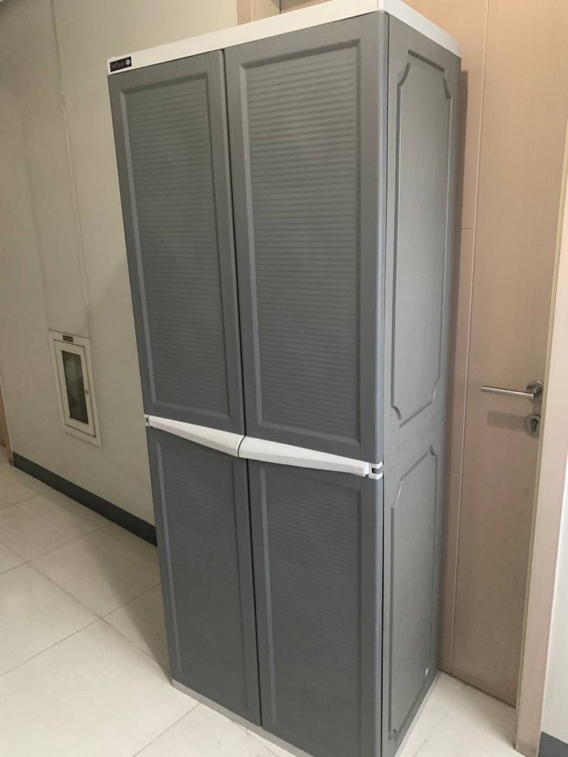 Megabox cabinet (grey), Furniture & Home Living, Furniture, Shelves ...