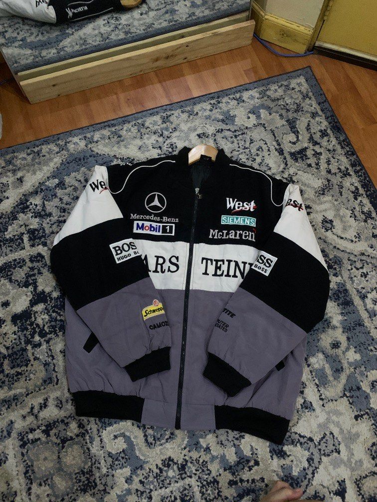 Mercedes benz racing jacket, Men's Fashion, Coats, Jackets and ...