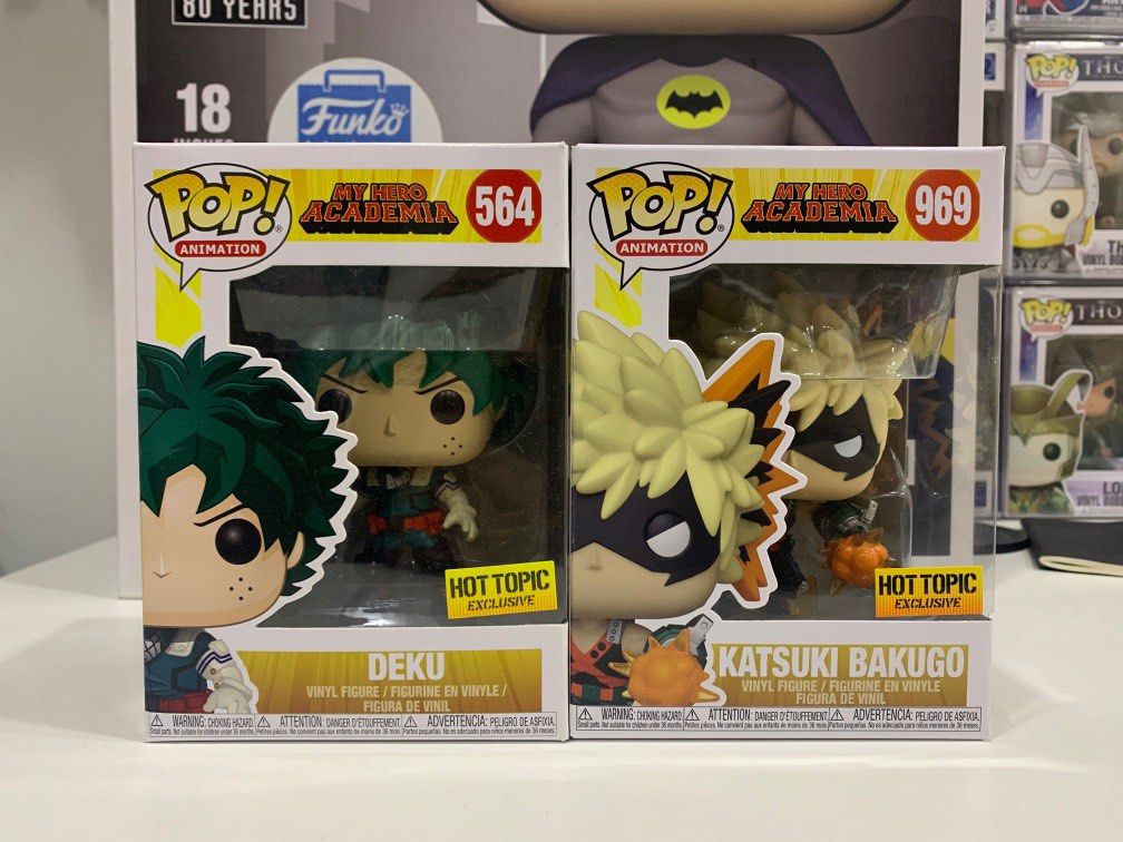 MHA (Hot Topic) Funko Pop Set, Hobbies & Toys, Memorabilia ...