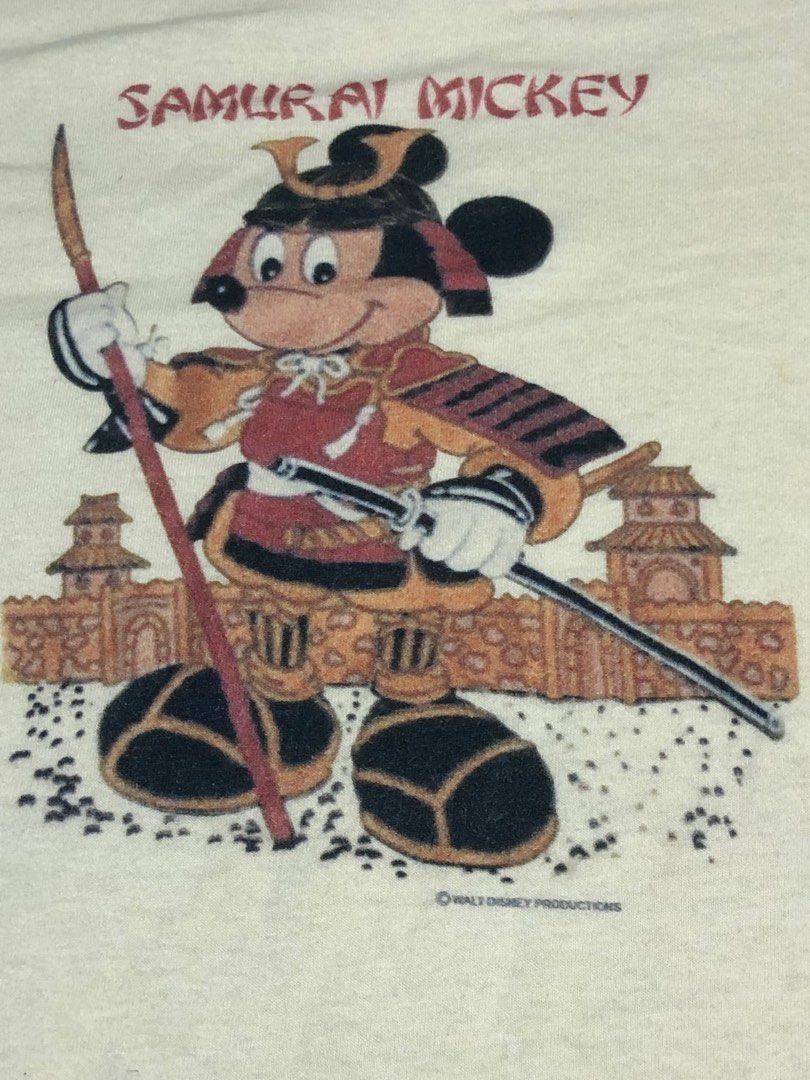Mickey Mouse samurai rare, Men's Fashion, Activewear on Carousell