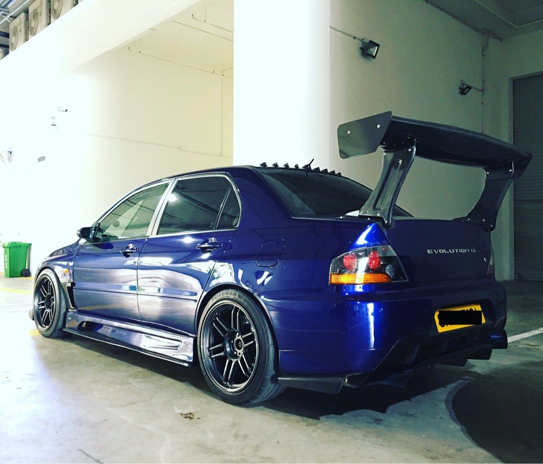 Mitsubishi Evo 9 R.Varis Time Attack GT Wing with carbon Boot, Car ...