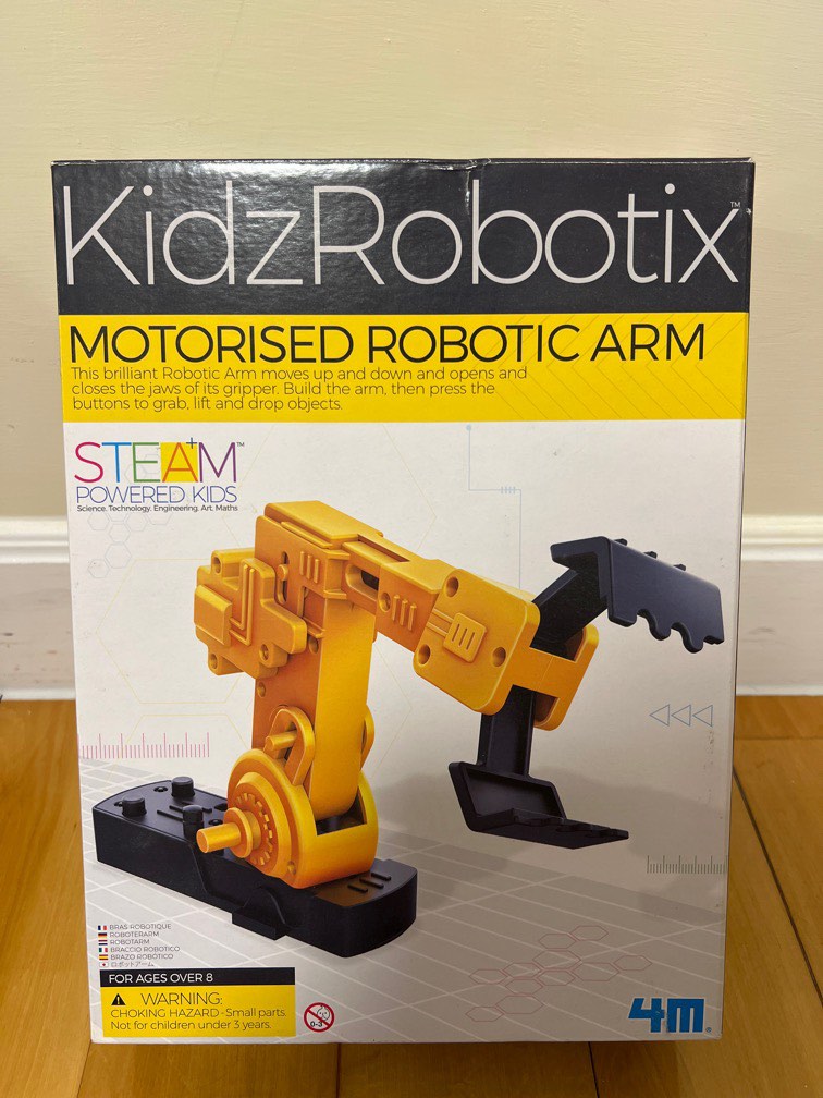 Motorized Robotic Arm ( STEAM), 興趣及遊戲, 玩具 & 遊戲類 - Carousell