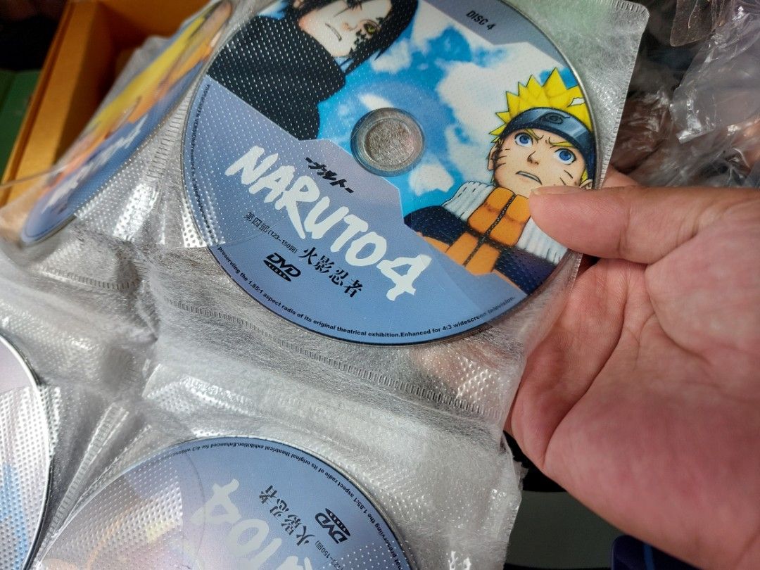 Naruto Original DVD Collection 42 CDs, Hobbies & Toys, Music & Media ...