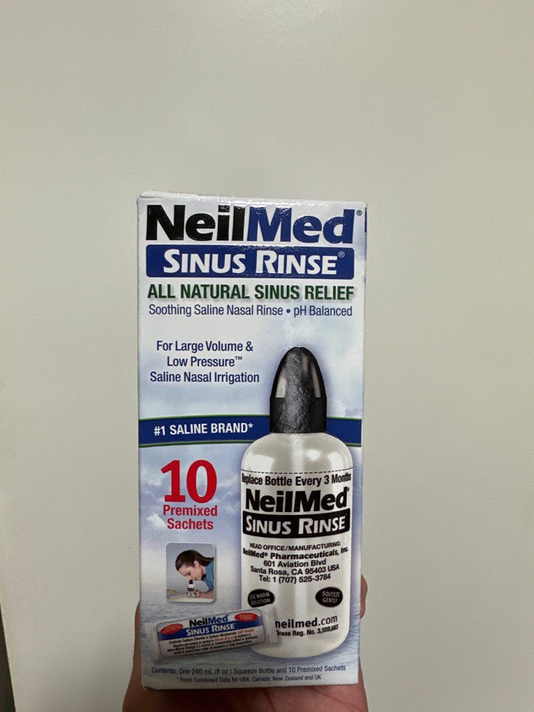 NeilMed Sinus Rinse, Health & Nutrition, Medical Supplies & Tools on ...