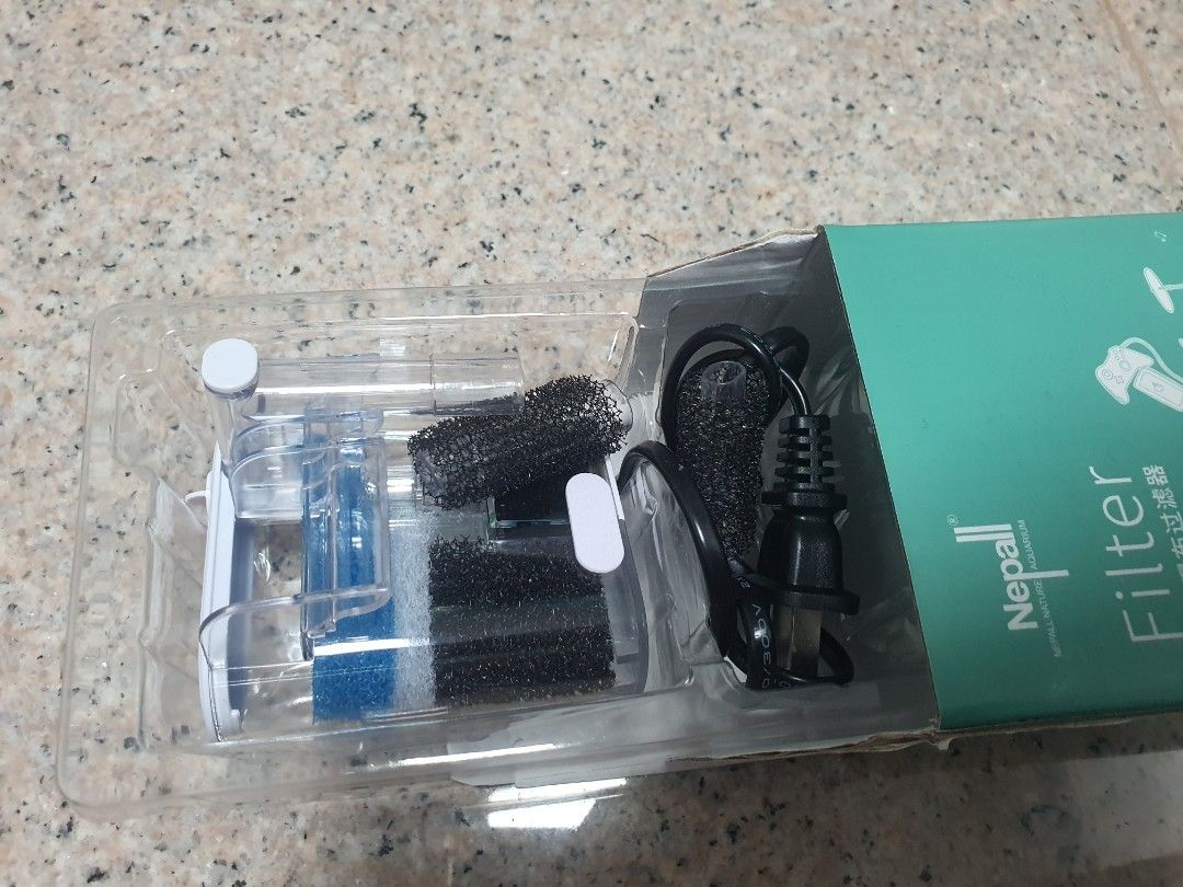 Nepall Mini External Hang On Back Water Filter - HOB aquarium fish tank ...