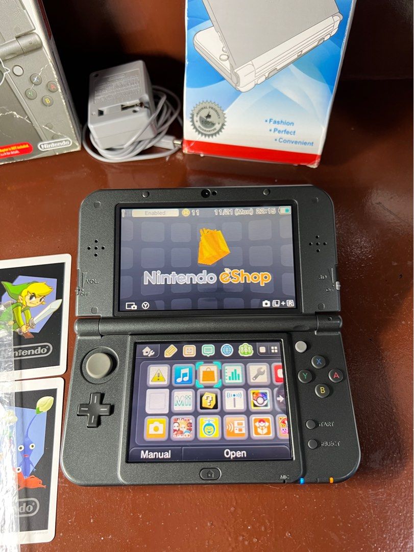 New Nintendo 3DS XL Metallic Black (Non Cfw & Complete in Box), Video Gaming, Video Game ...