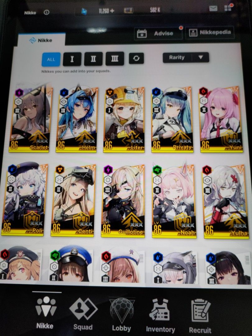 Nikke: Goddess of Victory - Liter + Scarlet + Helm + Yulha SEA (have laplace now), Video Gaming ...