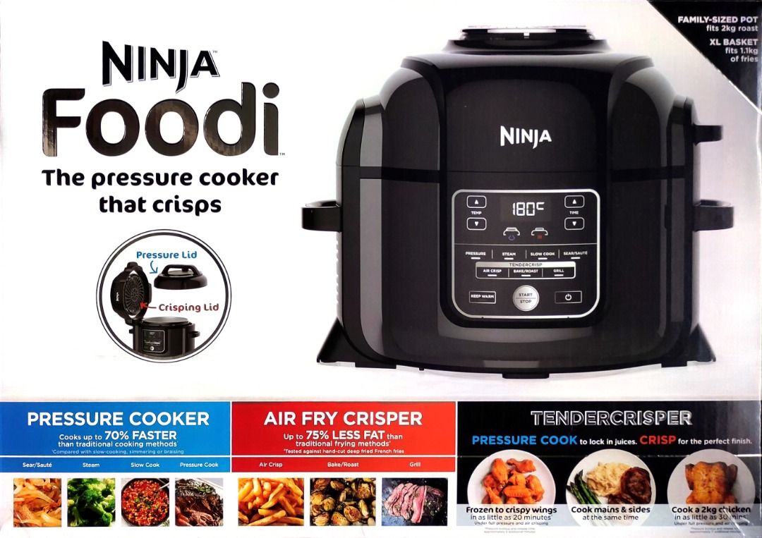Ninja Foodi 8-in-1 6L Multi Cooker - OP300, TV & Home Appliances, Kitchen Appliances, Cookers on ...