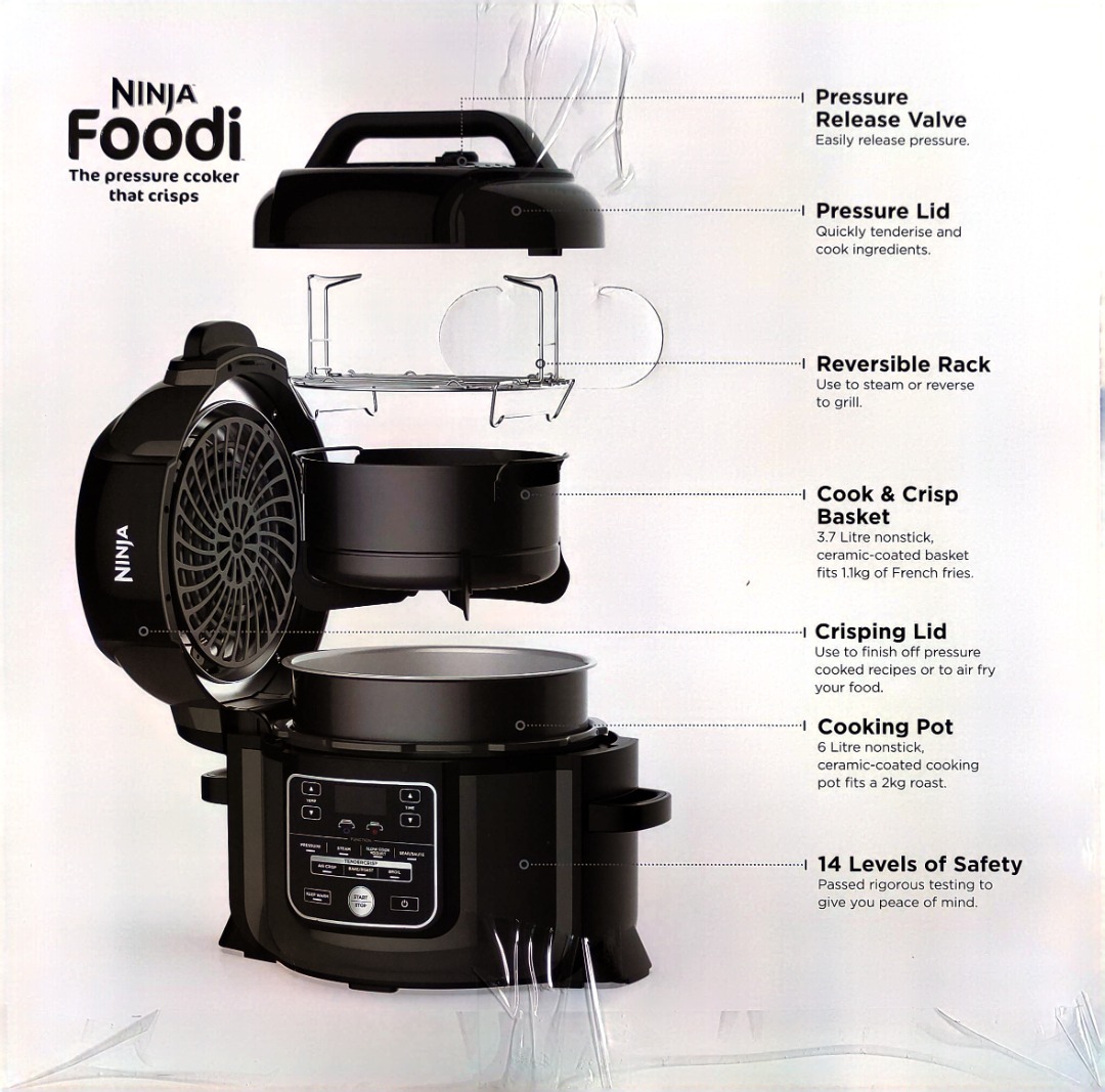 Ninja Foodi 8-in-1 6L Multi Cooker - OP300, TV & Home Appliances, Kitchen Appliances, Cookers on ...