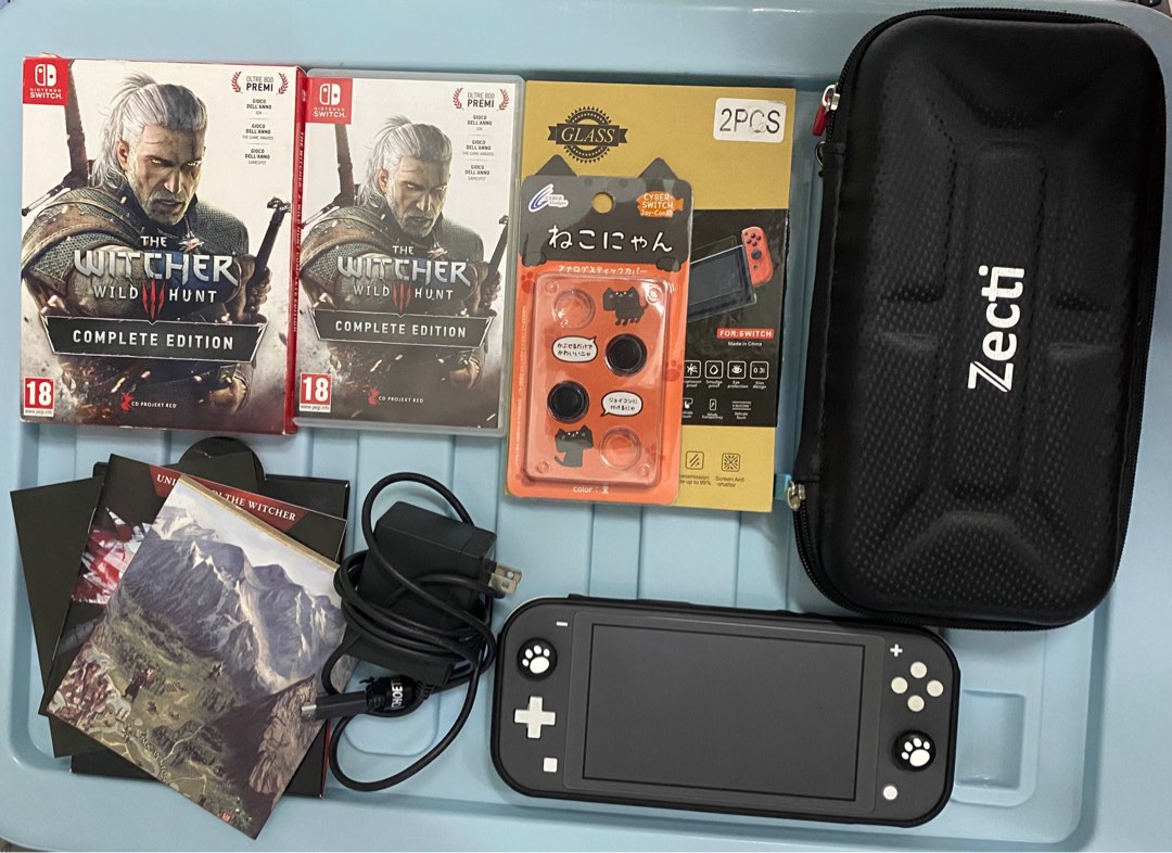 Nintendo Switch Lite (Gray) Bundle, Video Gaming, Video Game Consoles ...