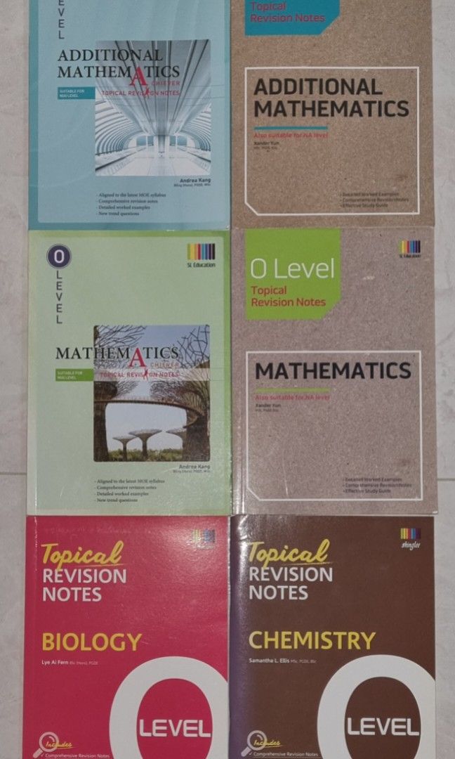 O Level Topical Revision books, Hobbies & Toys, Books & Magazines ...