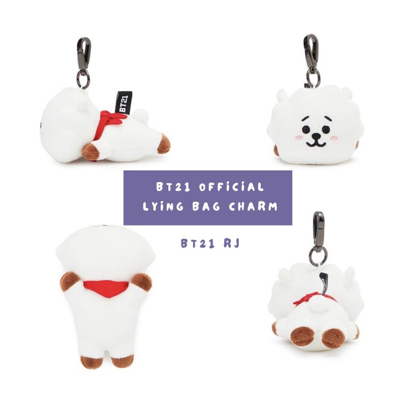 OFFICIAL BT21 RJ BAG CHARM, Hobbies & Toys, Memorabilia & Collectibles ...