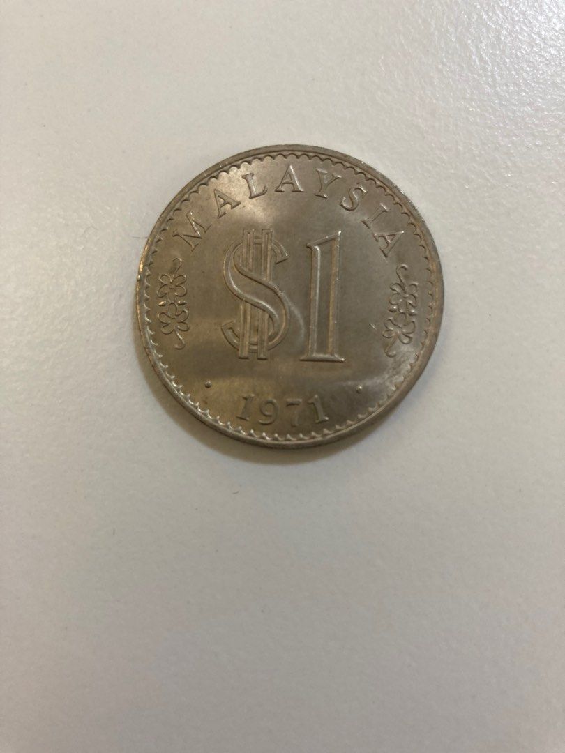 Old Malaysian coin: 1 ringgit 1971, Hobbies & Toys, Memorabilia ...