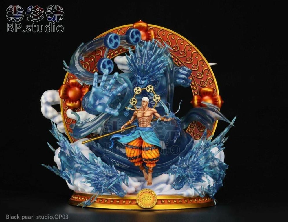 One Piece God Enel Black Pearl Studio Statue GK Figure Figurine ...