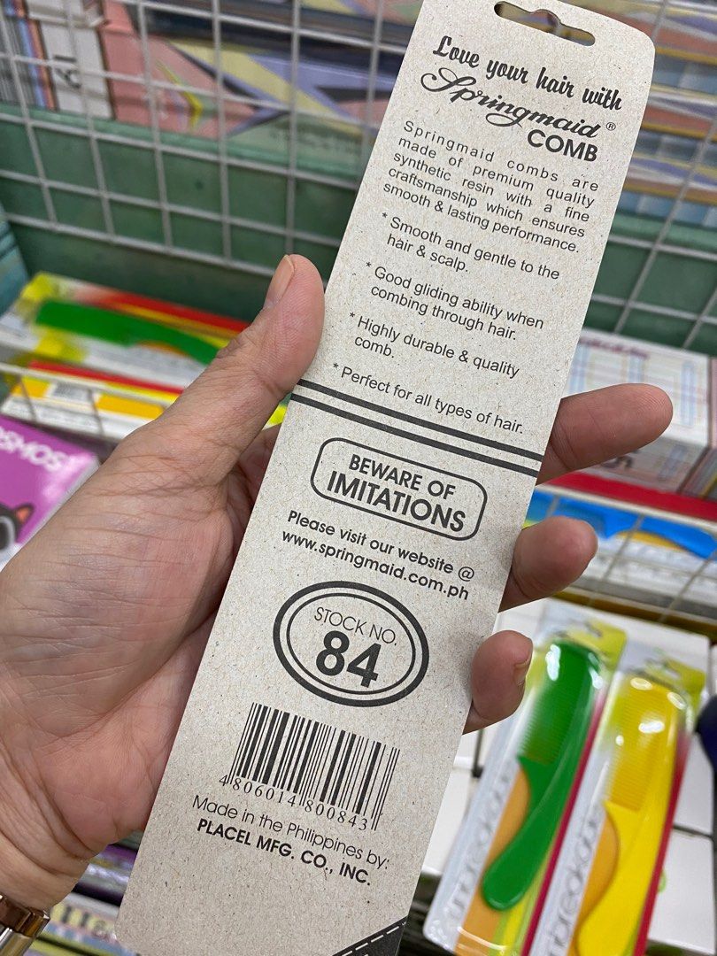 Original Classic Springmaid Comb, Beauty & Personal Care, Hair on Carousell