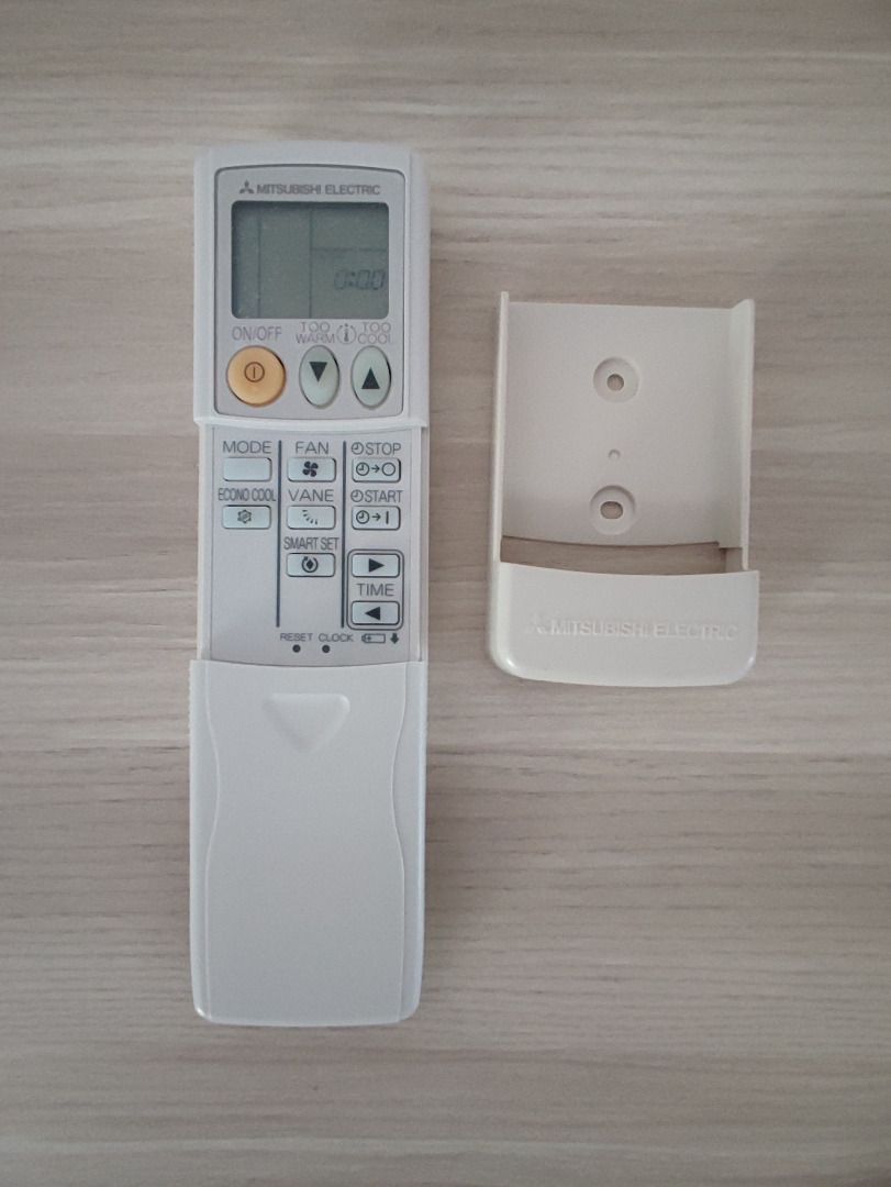 Original Mitsubishi Aircon Remote with Wall Mount Bracket Starmex, TV ...