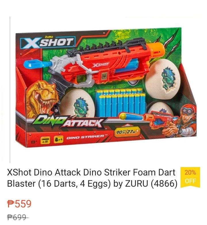 Original Xshot soft bullet guns, Laser x double morph blaster, Nerf n ...