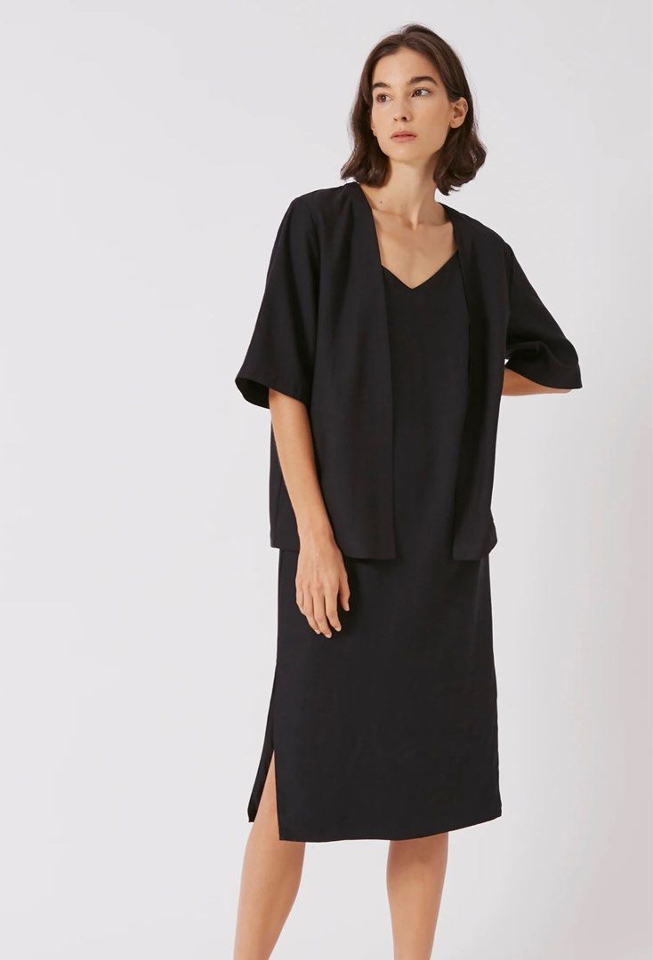 OSN Linen Overshirt, Women's Fashion, Coats, Jackets and Outerwear on ...