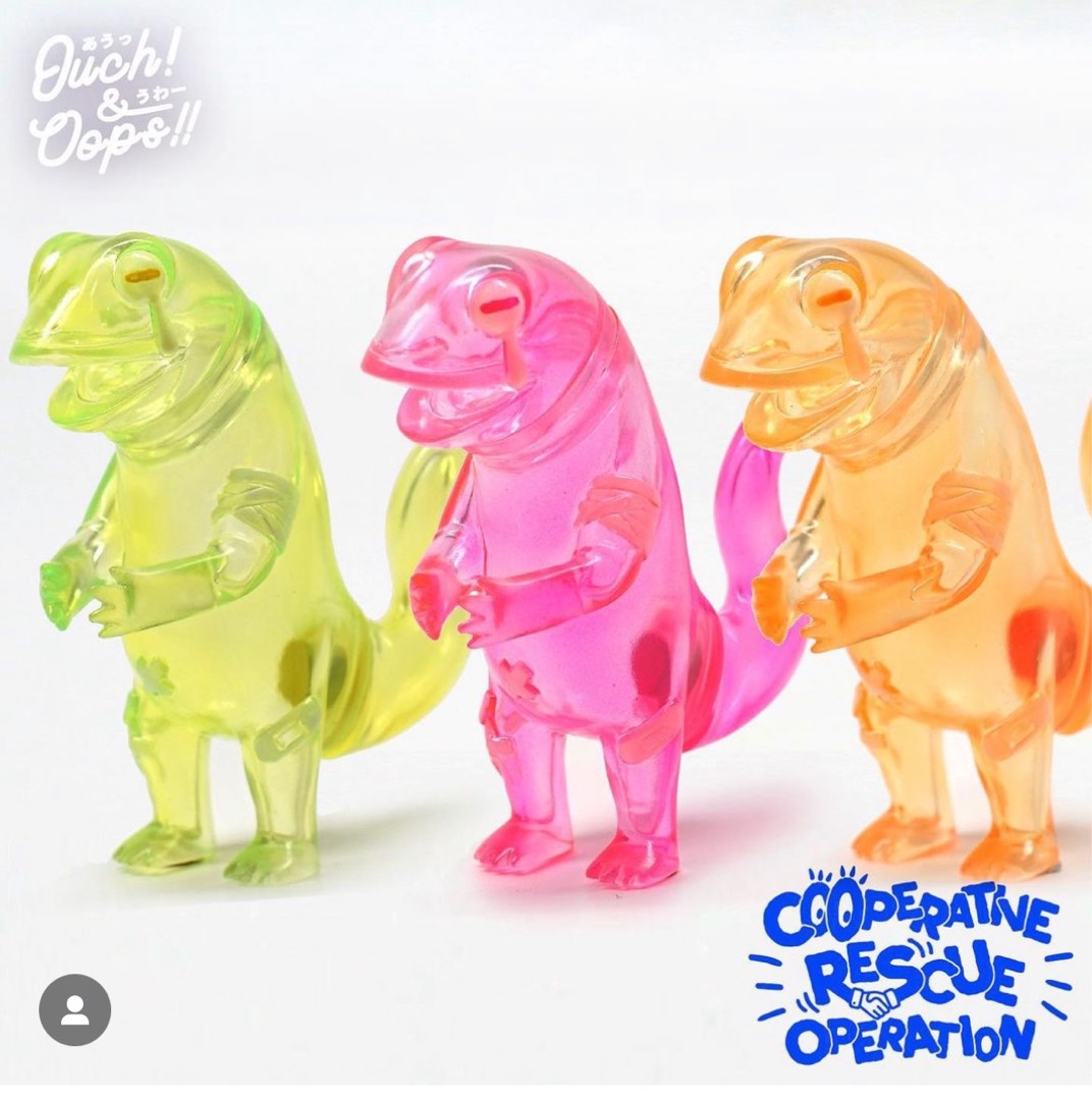 Ouch & Oops!! - Ver. 12 屋太郎 Jelly系列全3色 - 合作拯救行動 抽選, 興趣及遊戲, 玩具 & 遊戲類 - Carousell