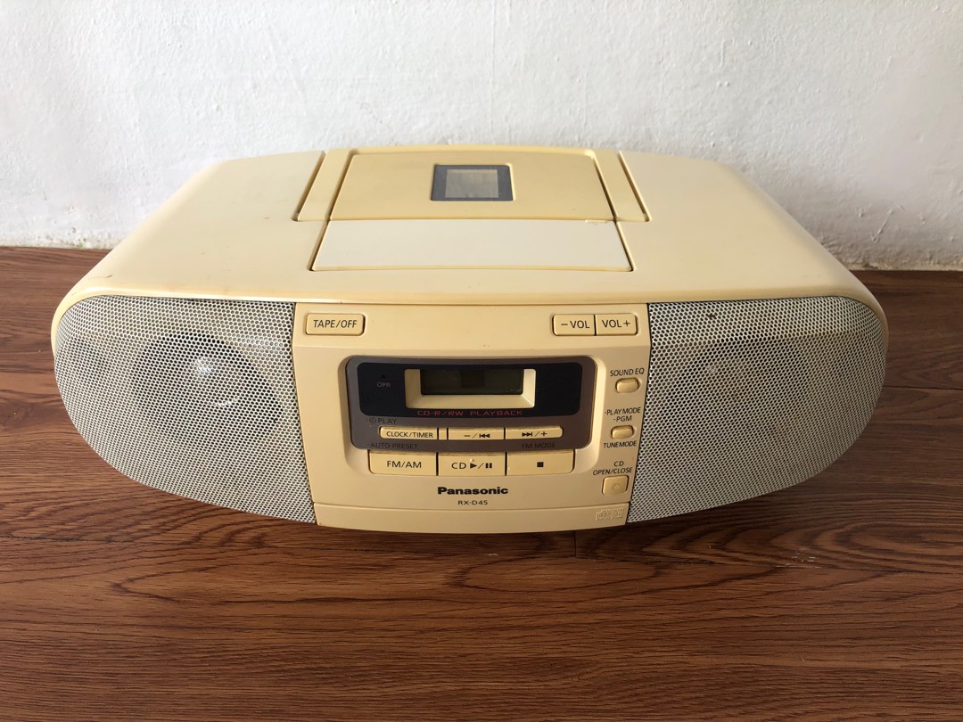 Panasonic mini compo radio, Audio, Portable Music Players on Carousell