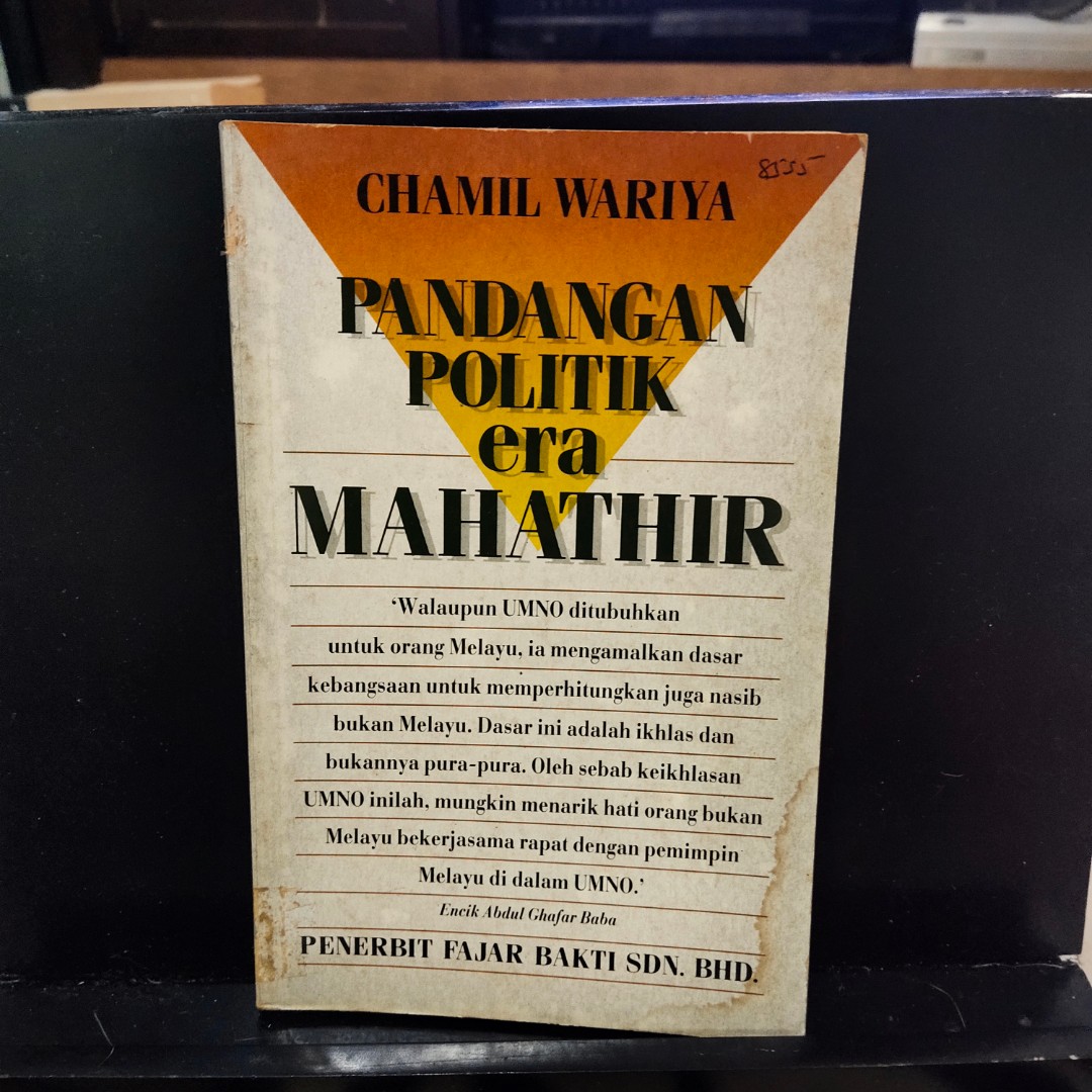 Pandangan Politik Era Mahathir/Chamil Wariya #47, Hobbies & Toys, Books ...