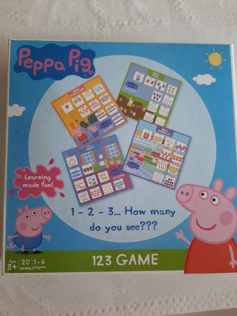 Peppa pig 123 game, Hobbies & Toys, Toys & Games on Carousell