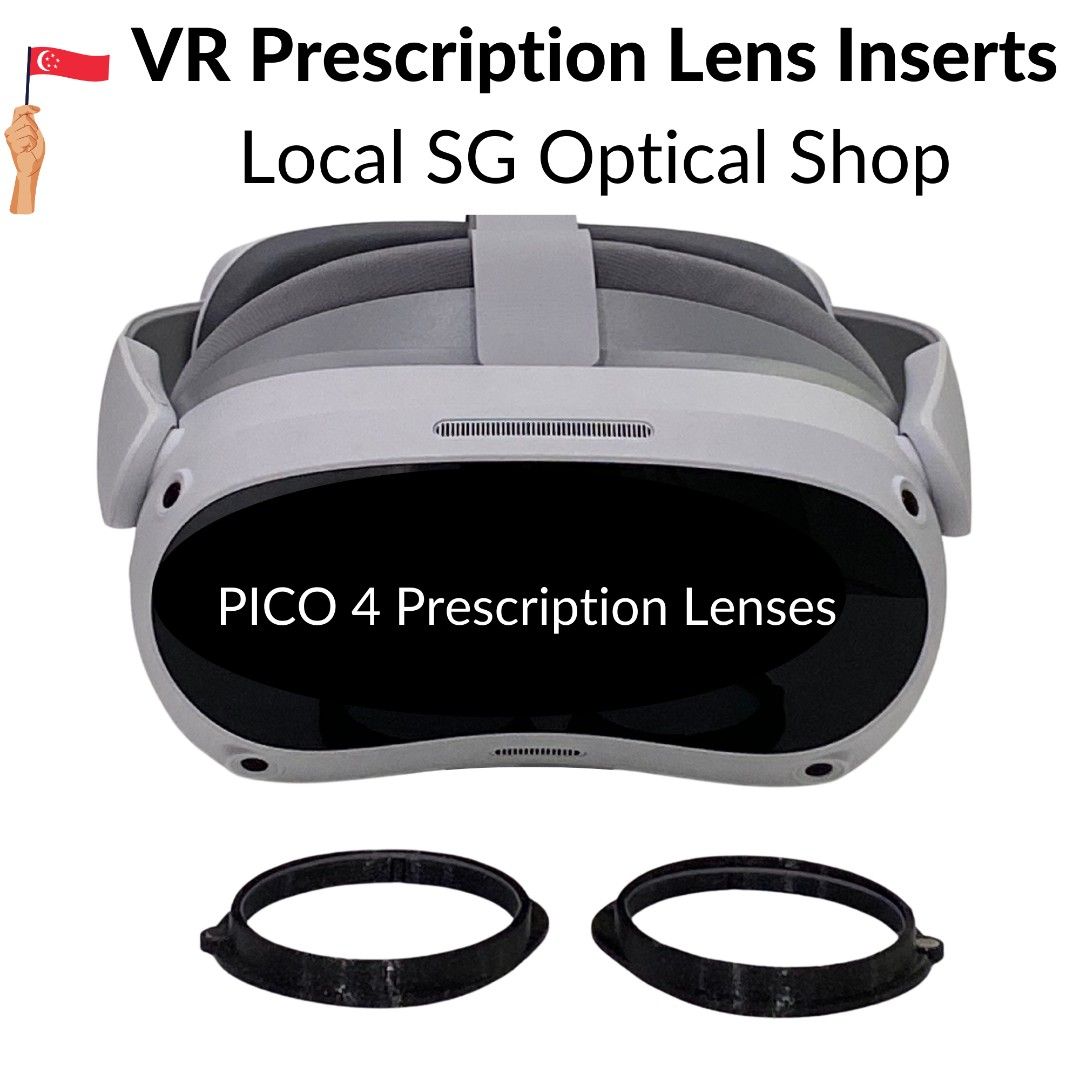 PICO 4 Prescription Lenses with Magnetic Adaptor/Inserts for Myopia ...