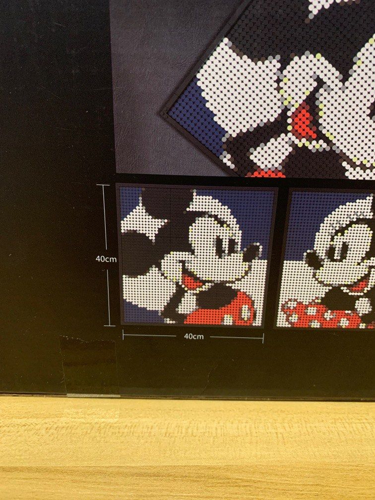 Mickey Mouse Pixel Art Frame , Hobbies & Toys, Toys & Games on Carousell