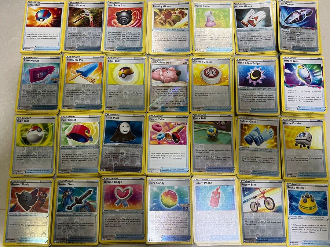 Playable Pokemon Items/Supporters/Special Energy/Stadium Cards ...