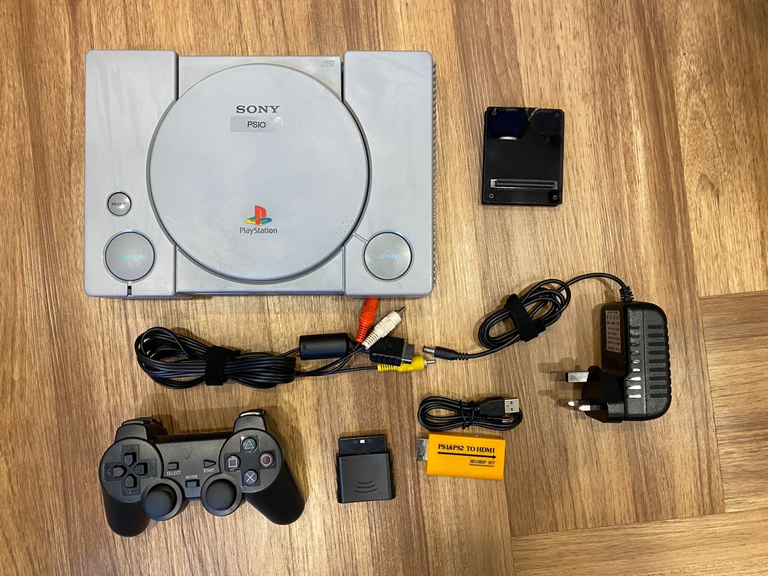 PlayStation 1 with PSIO clone ( PS1 ), Video Gaming, Video Game ...