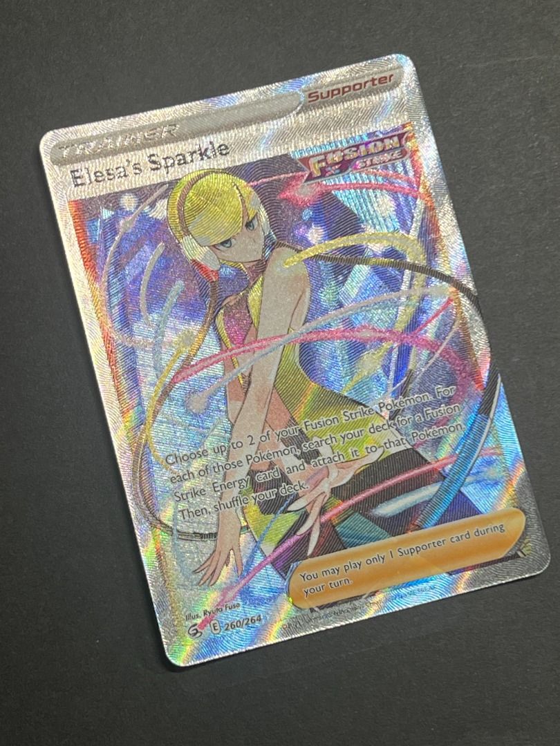 Pokemon Elesa's Sparkle Card Fusion Strike Trainer Rare, Hobbies & Toys ...