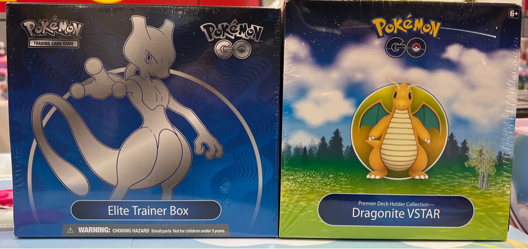 Pokemon card 美版 elite trainer box 超夢 啟暴龍 mew two dragon vstar, 興趣及遊戲 ...