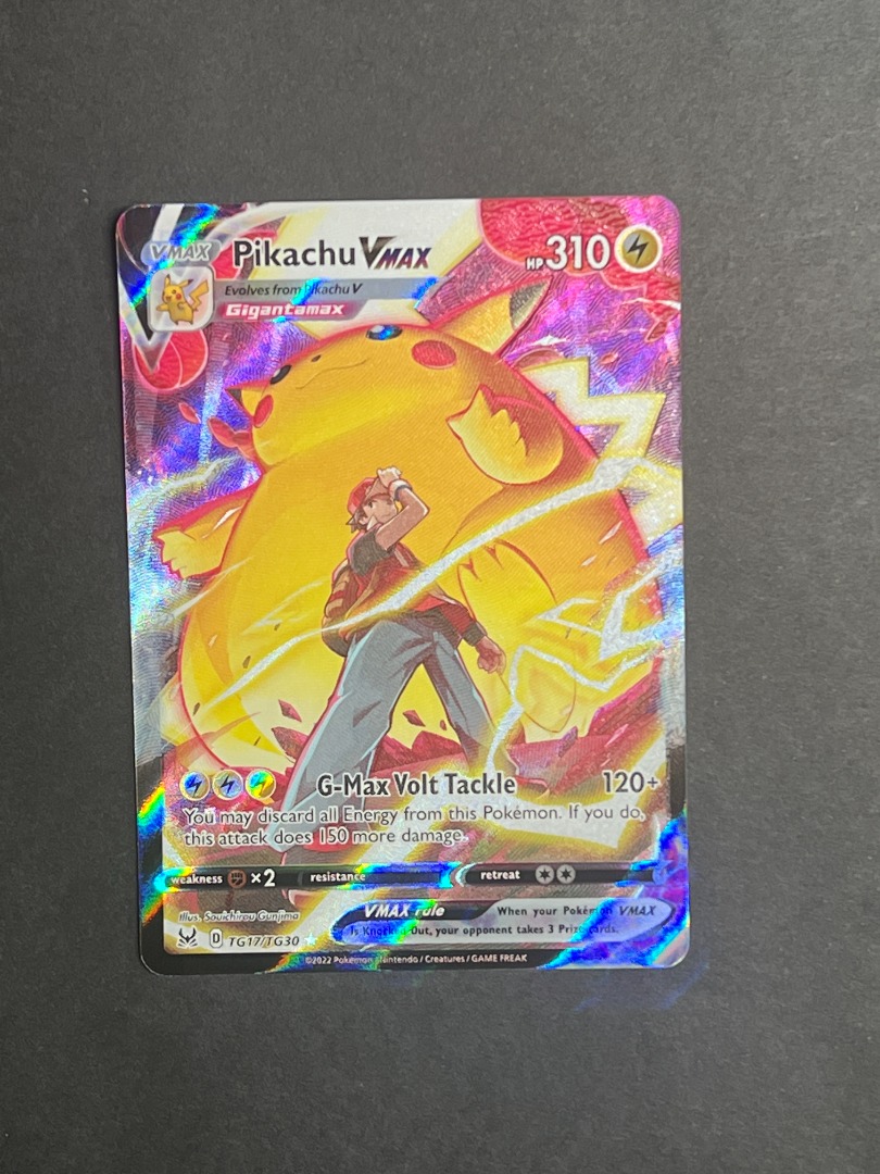 Pokemon Lost Origin Pikachu VMax Trainer Gallery Card, Hobbies & Toys ...