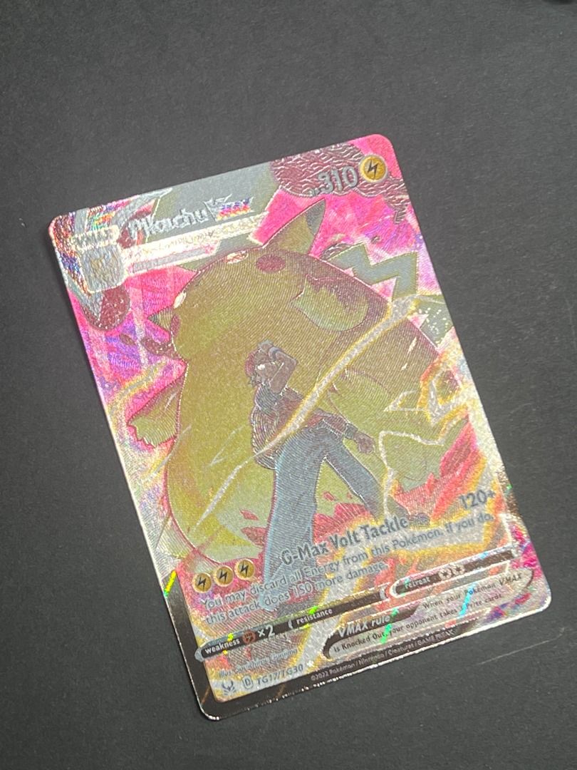 Pokemon Lost Origin Pikachu VMax Trainer Gallery Card, Hobbies & Toys ...