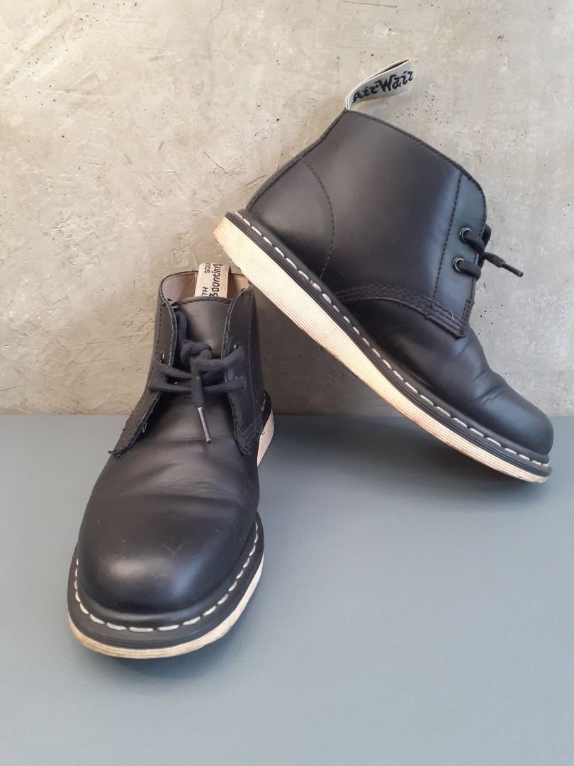 [ POW-21-373 ] Men's Shoes: Doc Martens Manton Matte Black Airwair ...