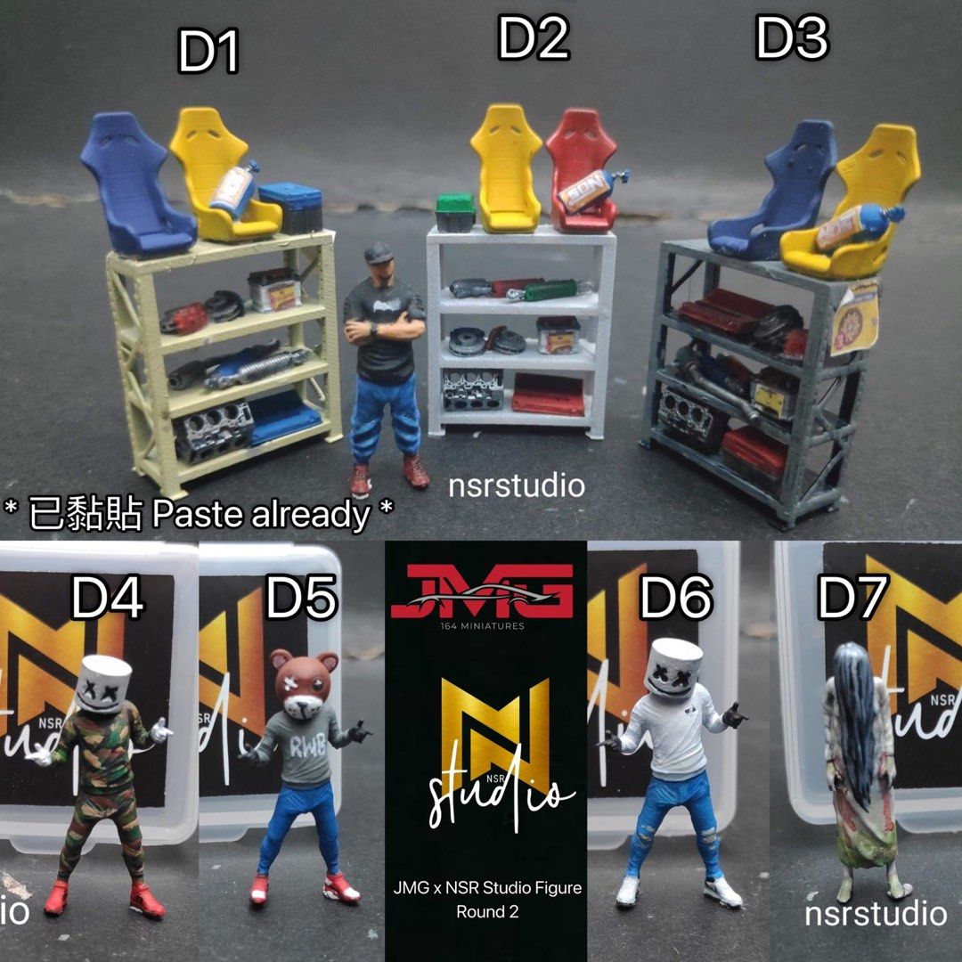 [預訂貨品pre order] JMG x NSR Studio Figure - Round 2, 預購 - Carousell