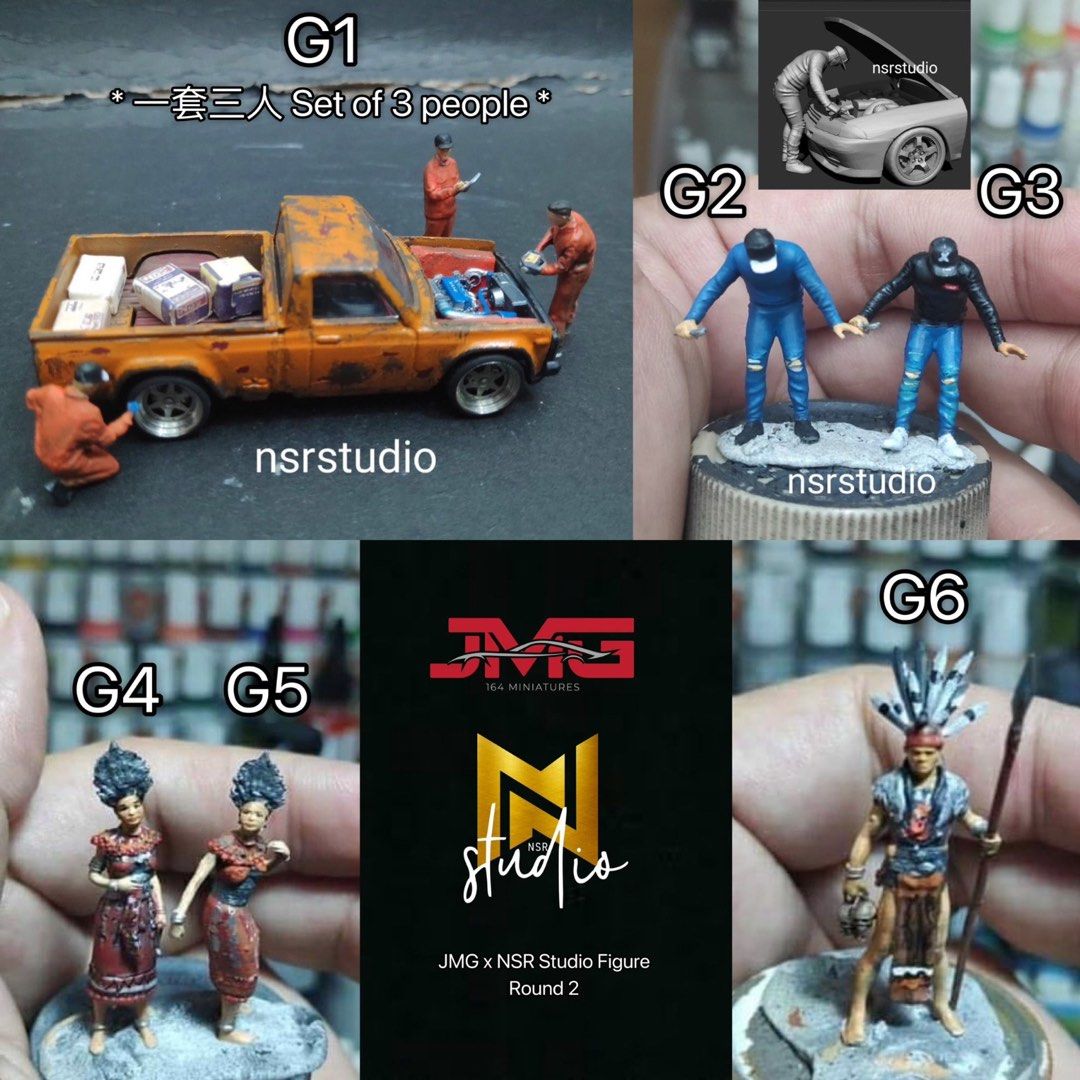 [預訂貨品pre order] JMG x NSR Studio Figure - Round 2, 預購 - Carousell