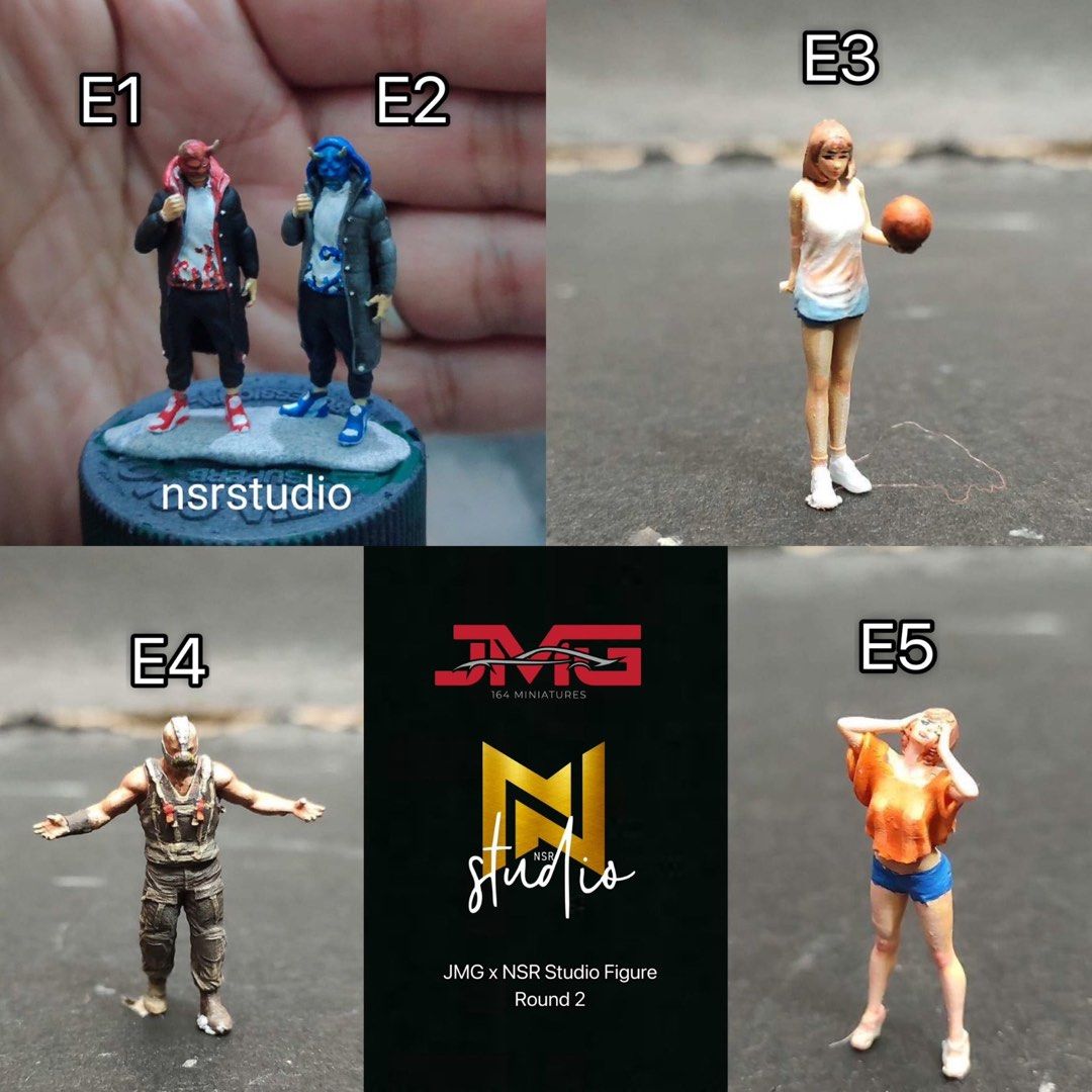 [預訂貨品pre order] JMG x NSR Studio Figure - Round 2, 預購 - Carousell
