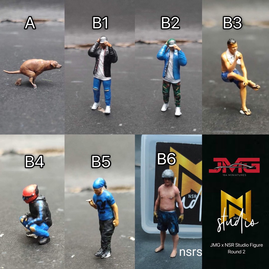 [預訂貨品pre order] JMG x NSR Studio Figure - Round 2, 預購 - Carousell