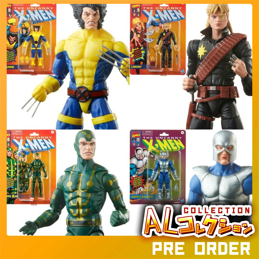*pre order* Marvel Legends X-Men Retro Card Series Wolverine Avalanche ...