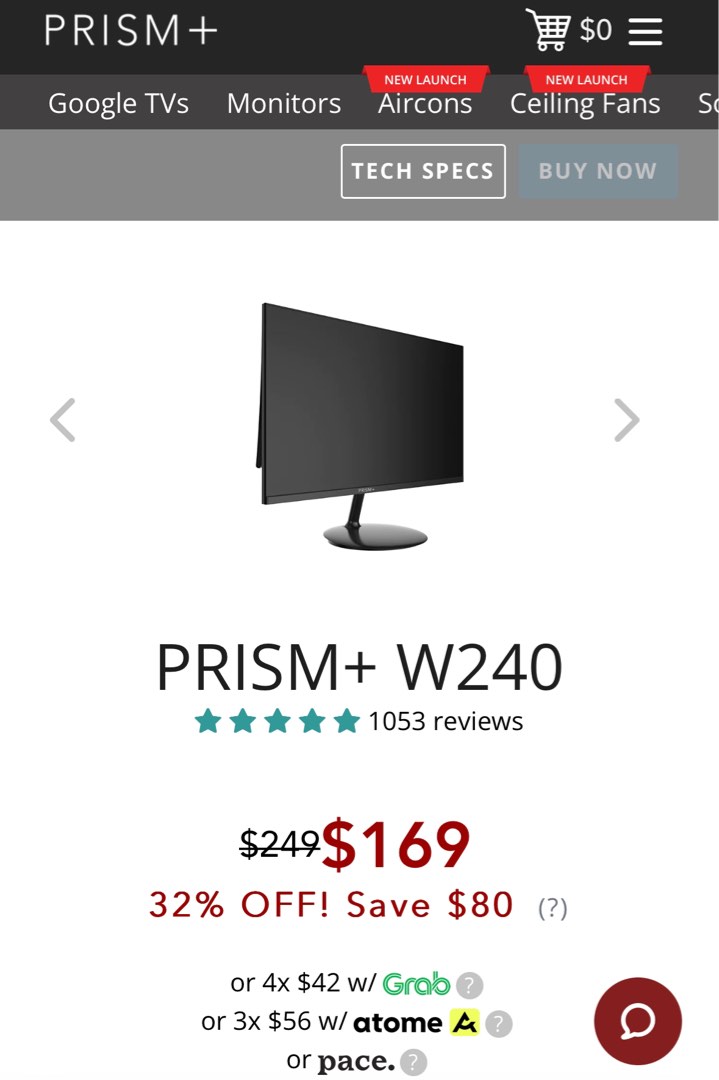 Prism+ Monitor, Computers & Tech, Desktops on Carousell