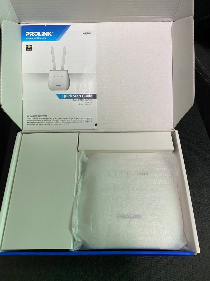 Prolink Smart 4G LTE Wireless Router PRN3006L, Computers & Tech, Parts ...