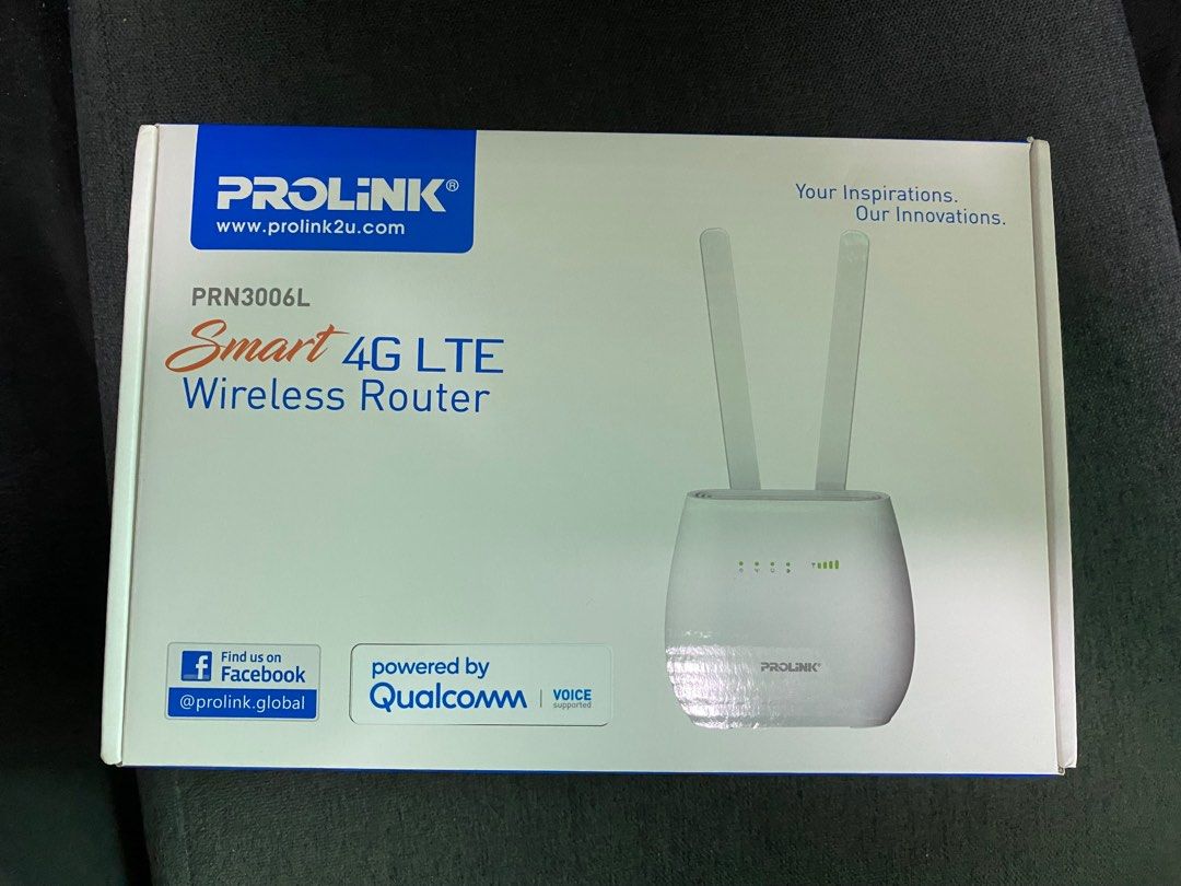 Prolink Smart 4G LTE Wireless Router PRN3006L, Computers & Tech, Parts ...