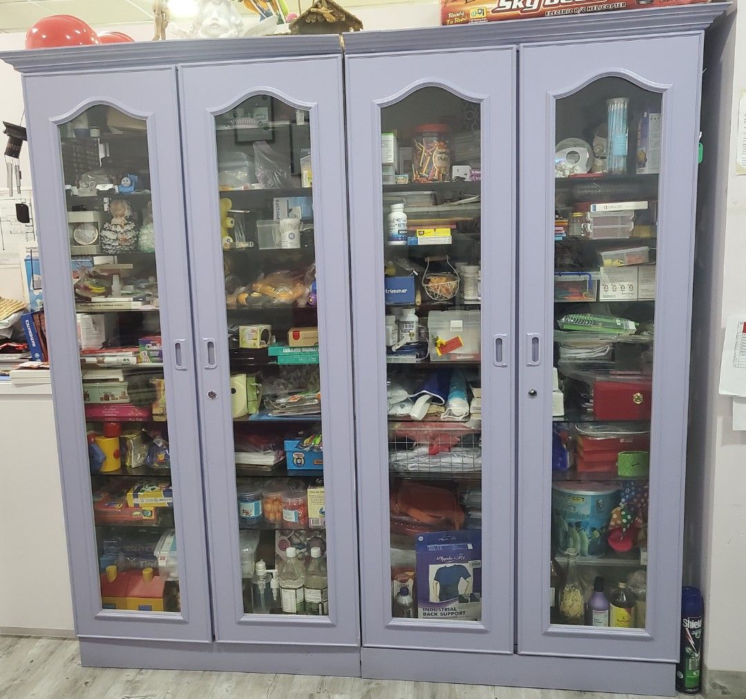 Purple Display Cabinet, Furniture & Home Living, Furniture, Shelves ...