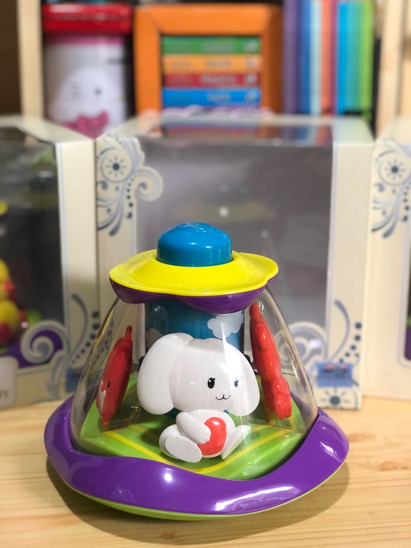 Push and Spin Carousel Toy, Hobbies & Toys, Toys & Games on Carousell