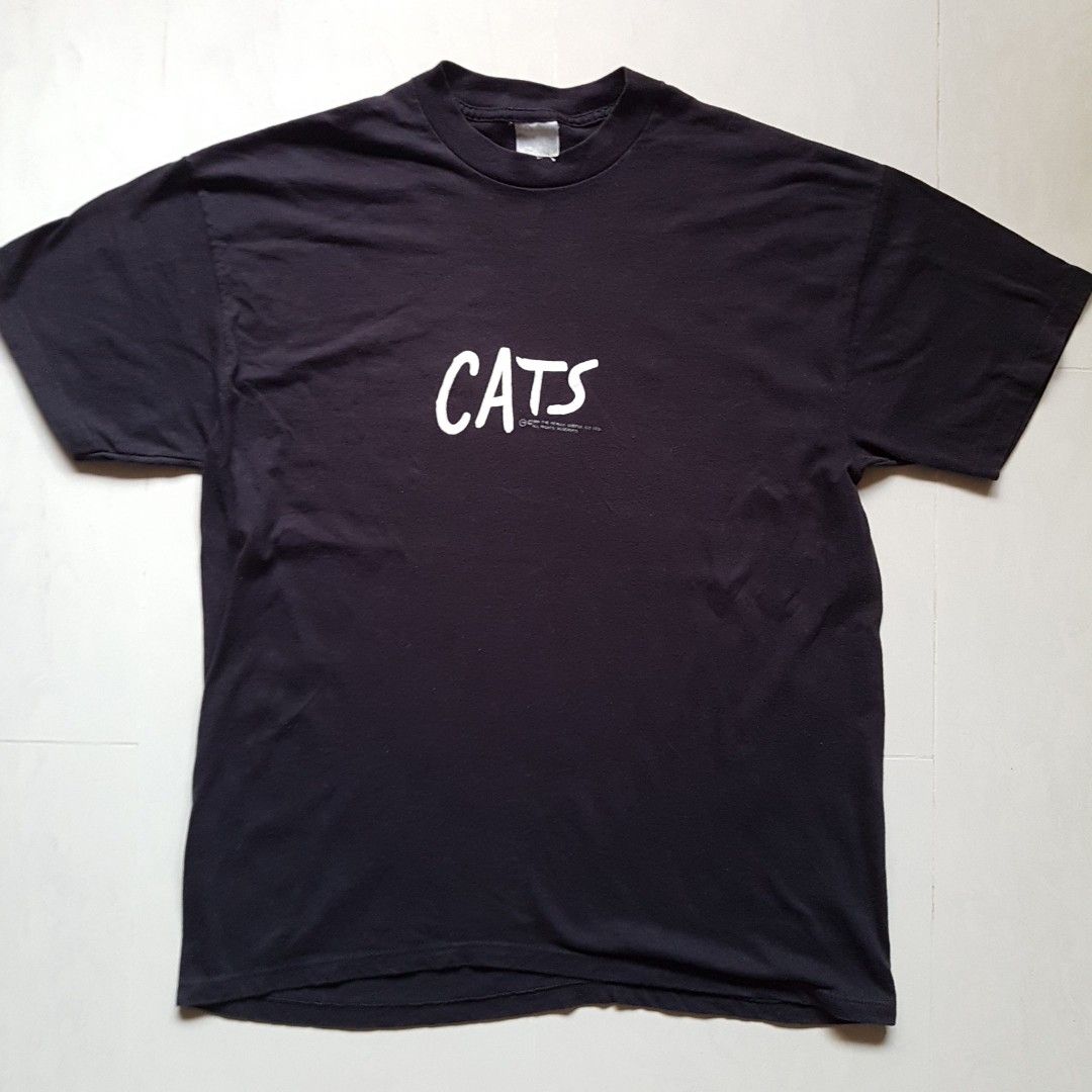 Rare 1981 Cats musical theatre play vintage performance T-Shirt Tee ...