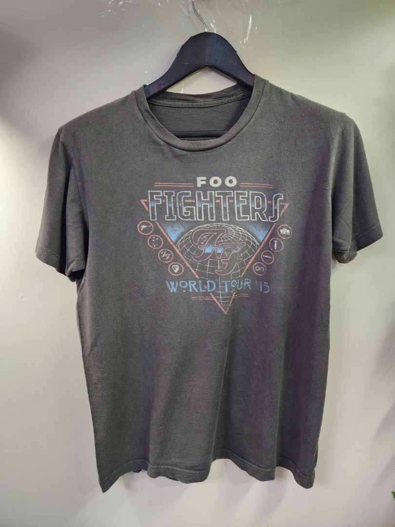 RARE Foo Fighters Band shirt, Men's Fashion, Tops & Sets, Tshirts ...
