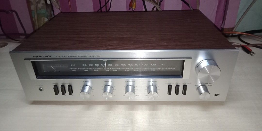 Realistic STA-430 Stereo Receiver, Audio, Soundbars, Speakers ...