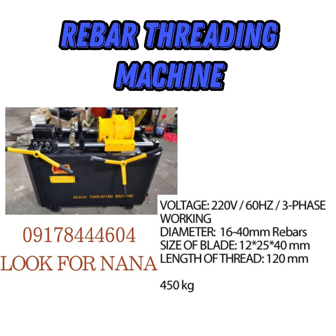 Rebar Threading Machine Commercial And Industrial Industrial Equipment